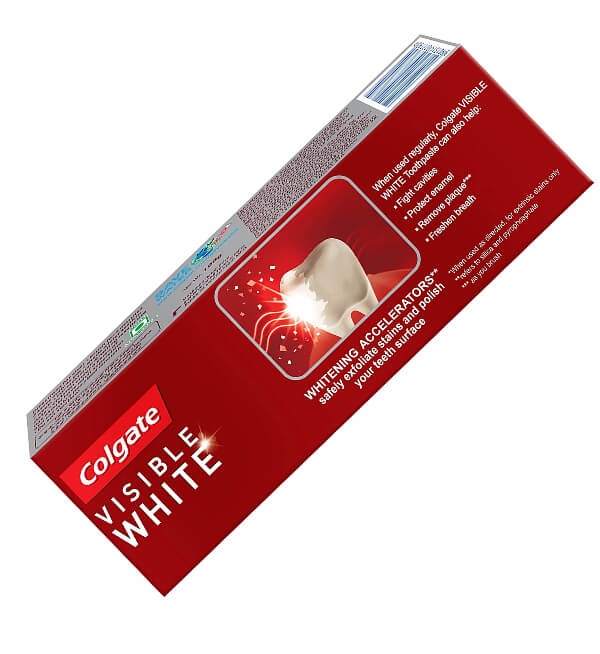 Colgate - Visible White Toothpaste, (Multi Size) - Nagercoil Shopping ...